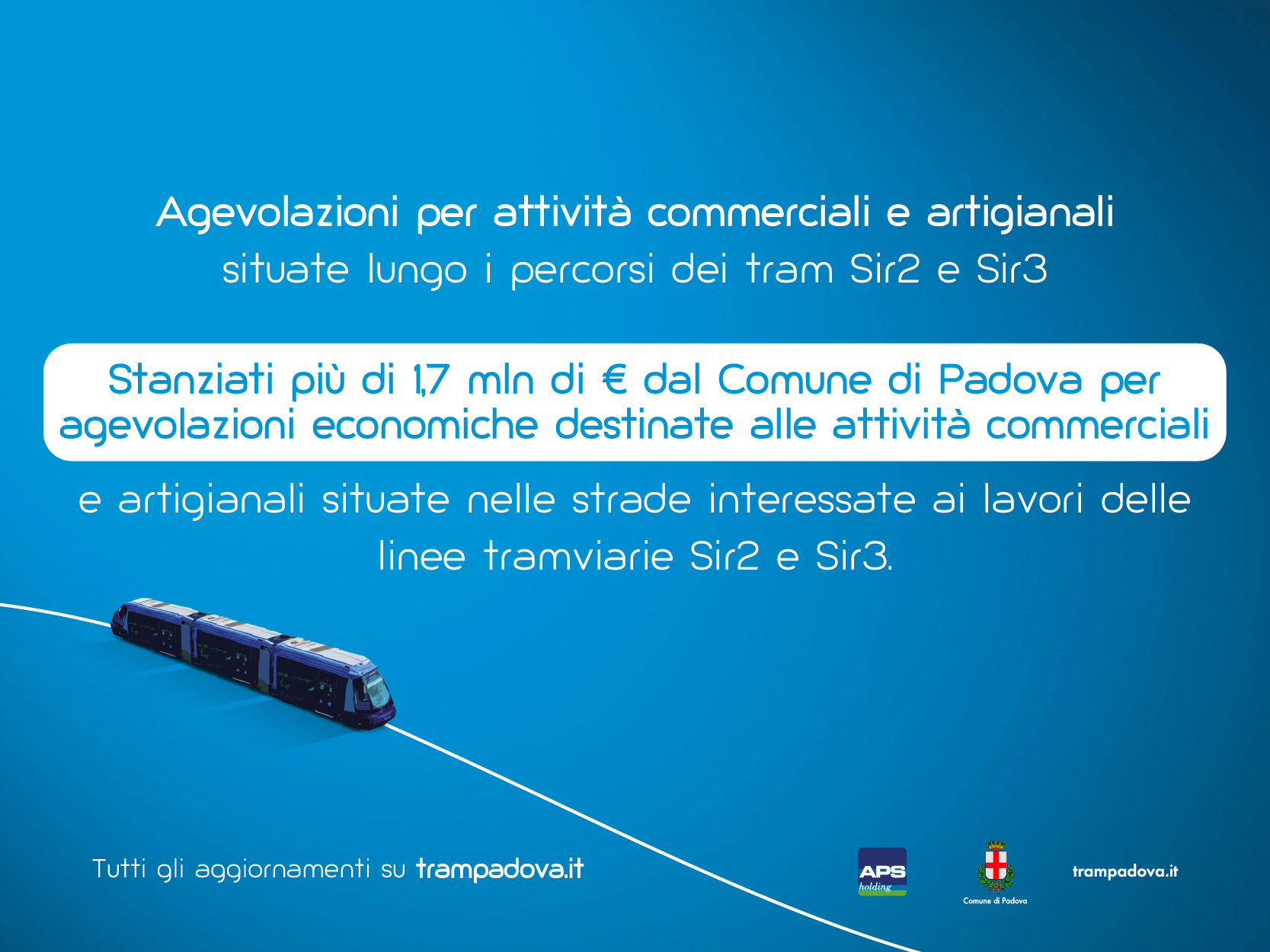 Padova: -50% TARI, esenzione CUP per attività su Sir2 e Sir3 – Tram Padova